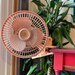 Vintage Pink Fan 6 Inch Tozai Deluxe Personal Fan Model KH-06C1 Small ...