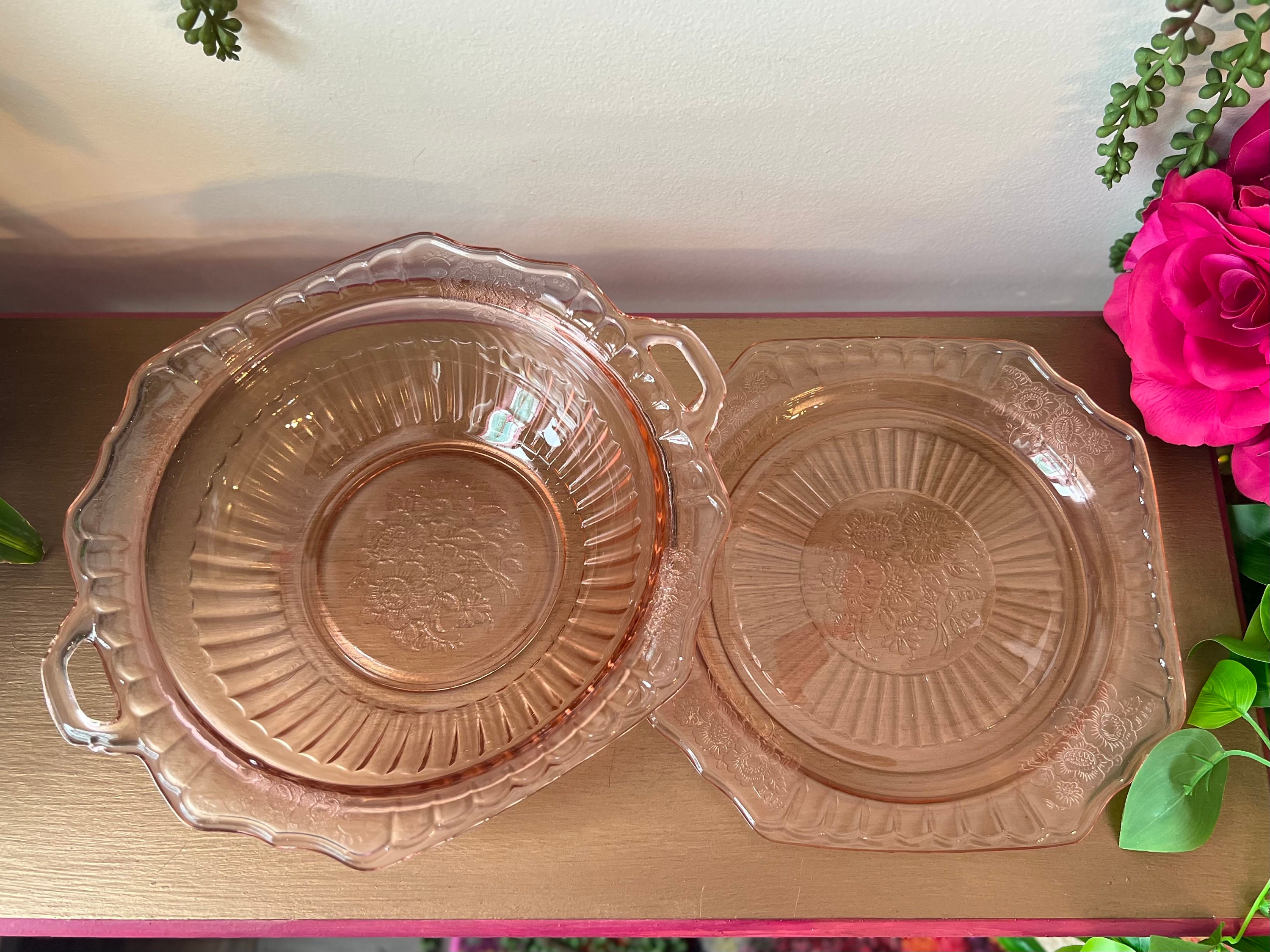 Vintage Mayfair Serving Dishes Set of 2 Vintage Mayfair Open Rose ...