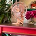Vintage Pink Fan 6 Inch Tozai Deluxe Personal Fan Model KH-06C1 Small ...