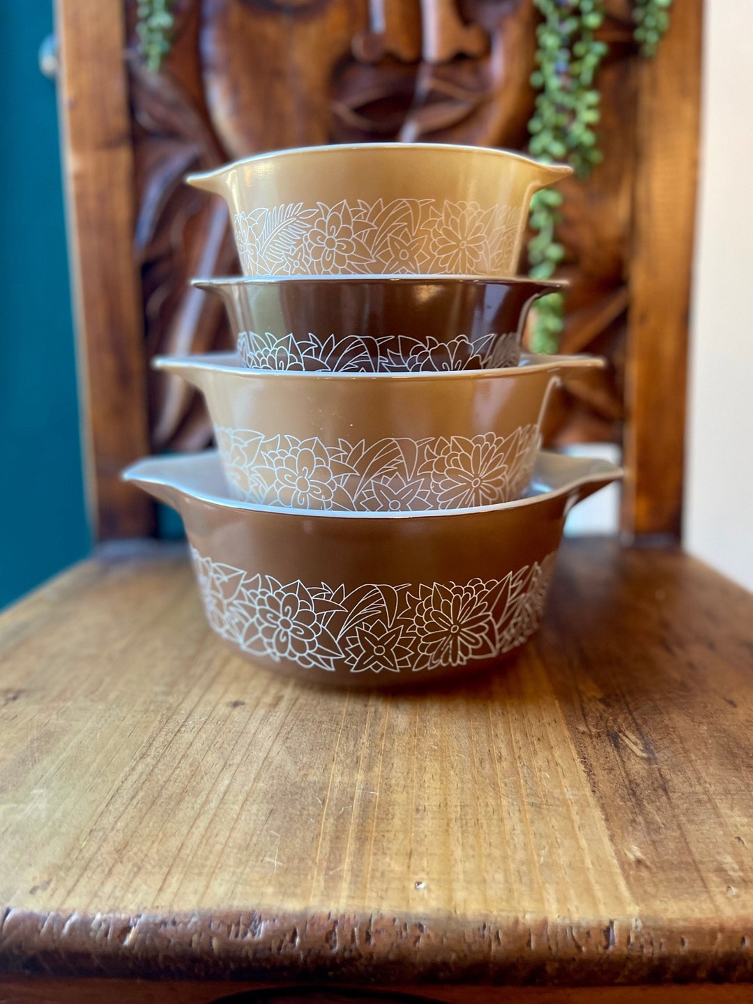 Vintage Pyrex Woodland Casserole Dishes | Woodland Pyrex Cinderella ...