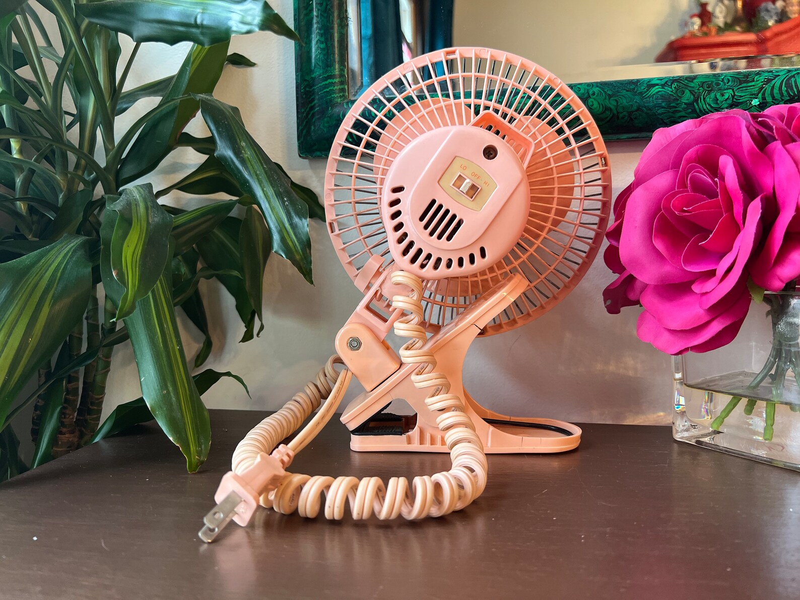 Vintage Pink Fan 6 Inch Tozai Deluxe Personal Fan Model - Etsy