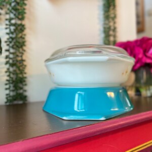 Vintage Pyrex Constellation & Promotional Princess Turquoise Baking ...