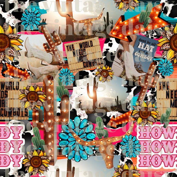 Western Pattern - Etsy