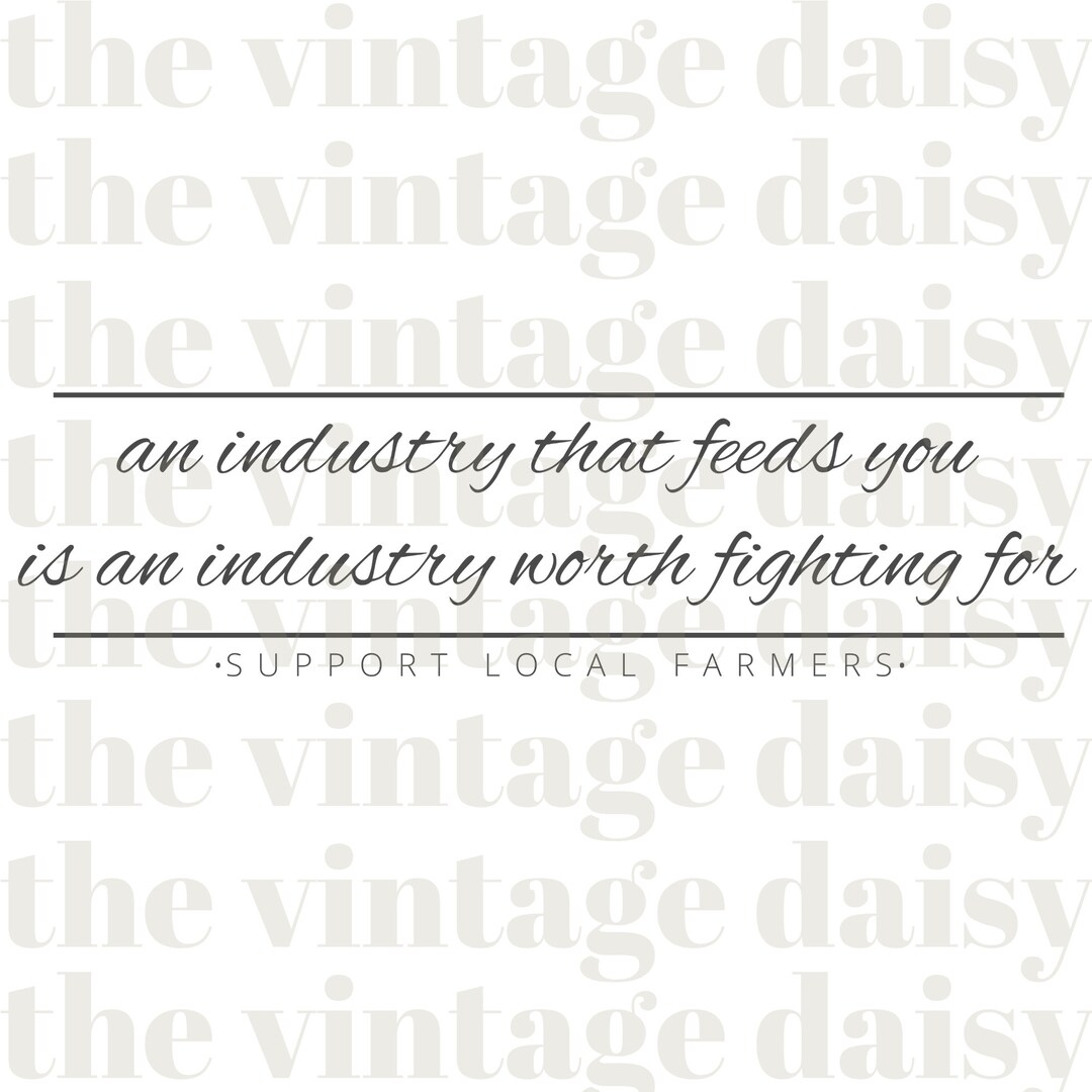 Support Local Farmers | Digital Download | PNG File | Sublimation - Etsy