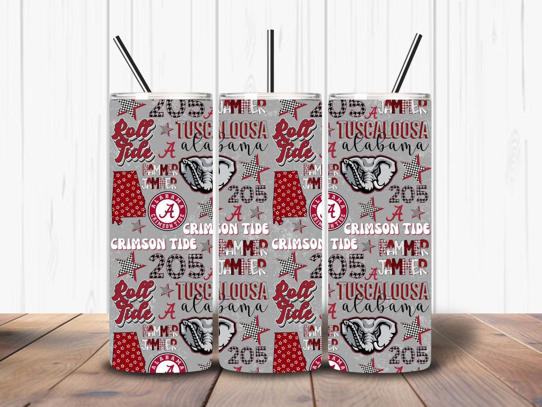 Seamless Pattern | Alabama Football | PNG File - Etsy