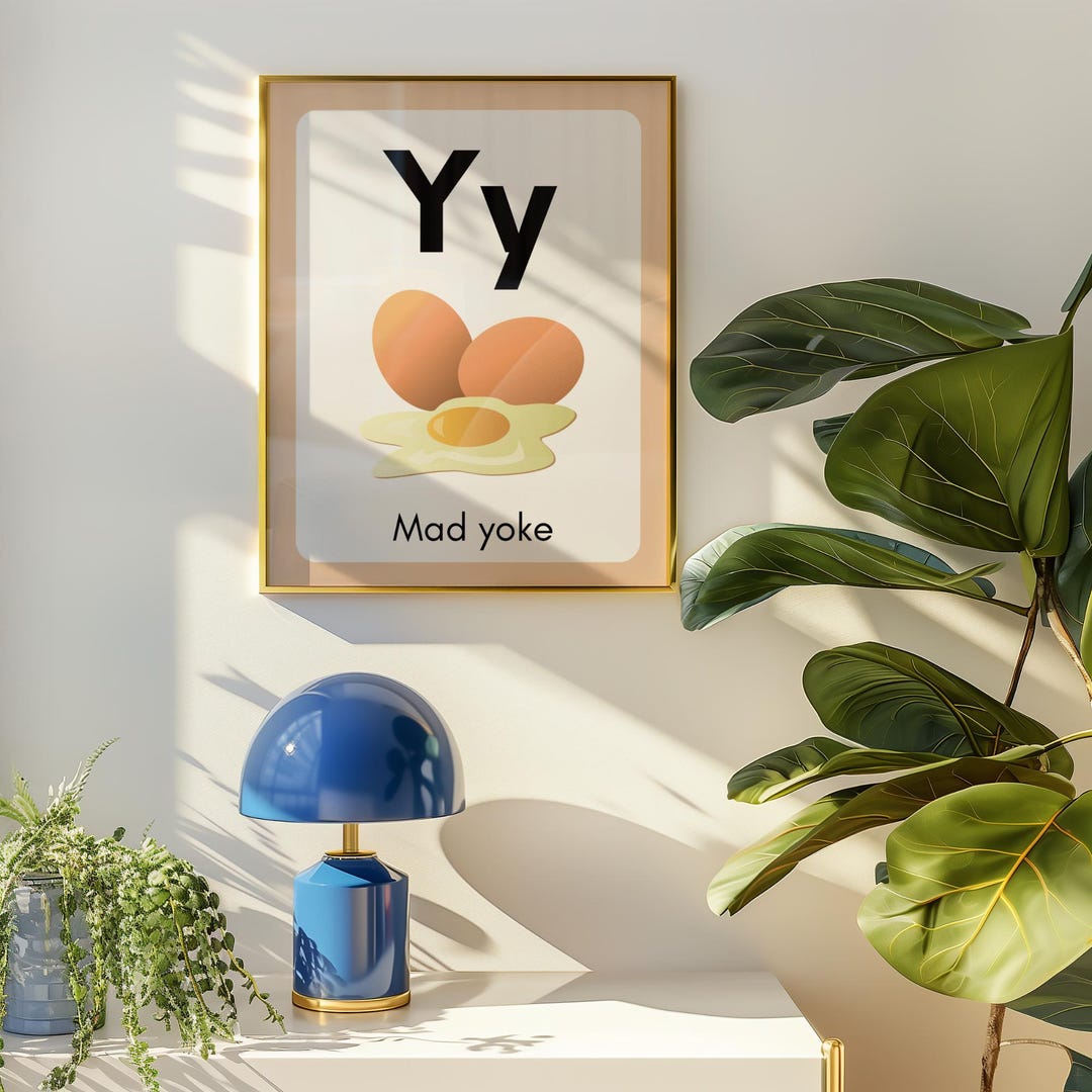 Irish Alphabet Wall Art | Dublin Slang Poster | Mad Yoke Print | Fun ...