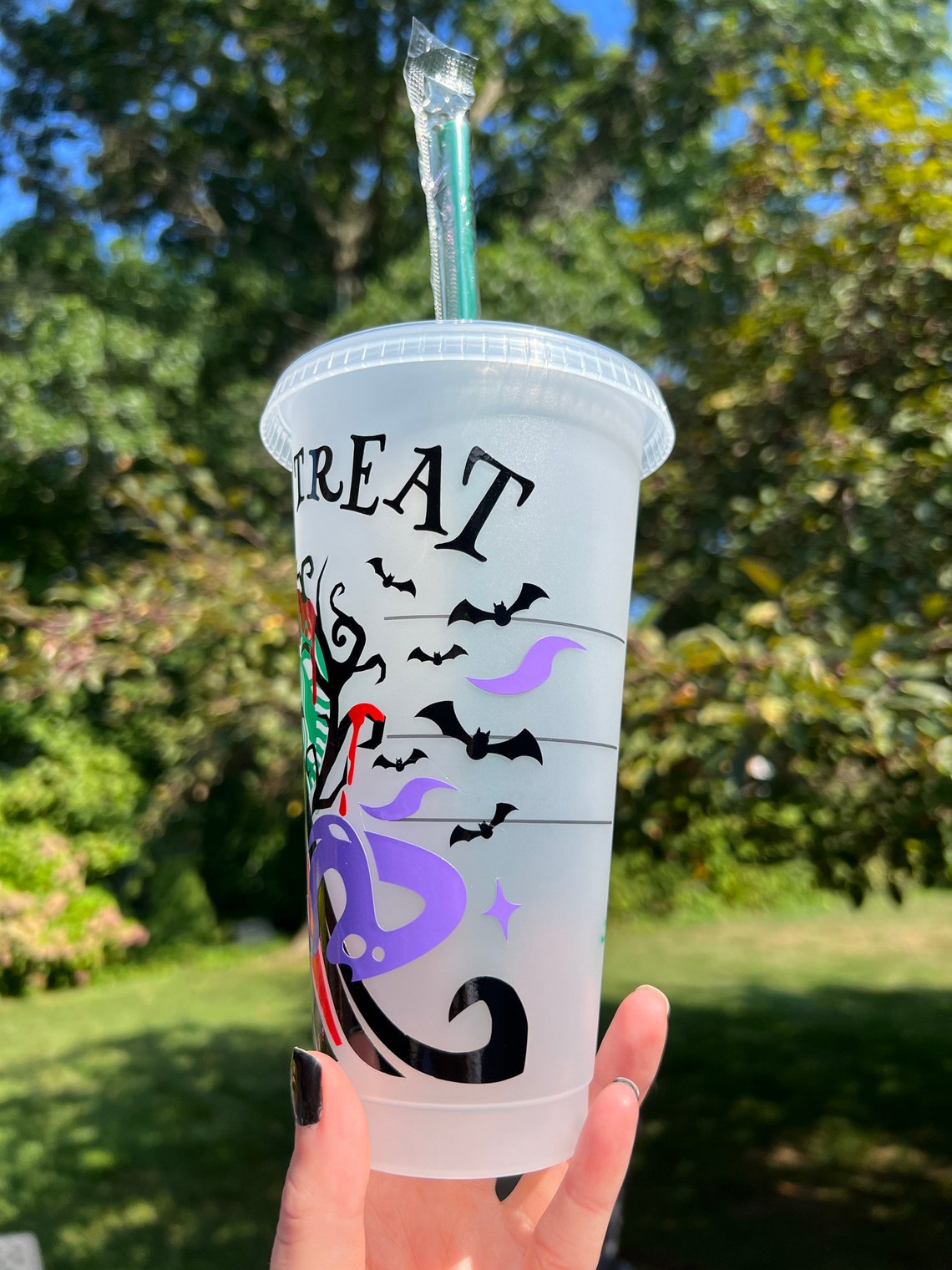 Vampire Queen Starbucks Cold Cup 24 Oz Iced Coffee Cup - Etsy