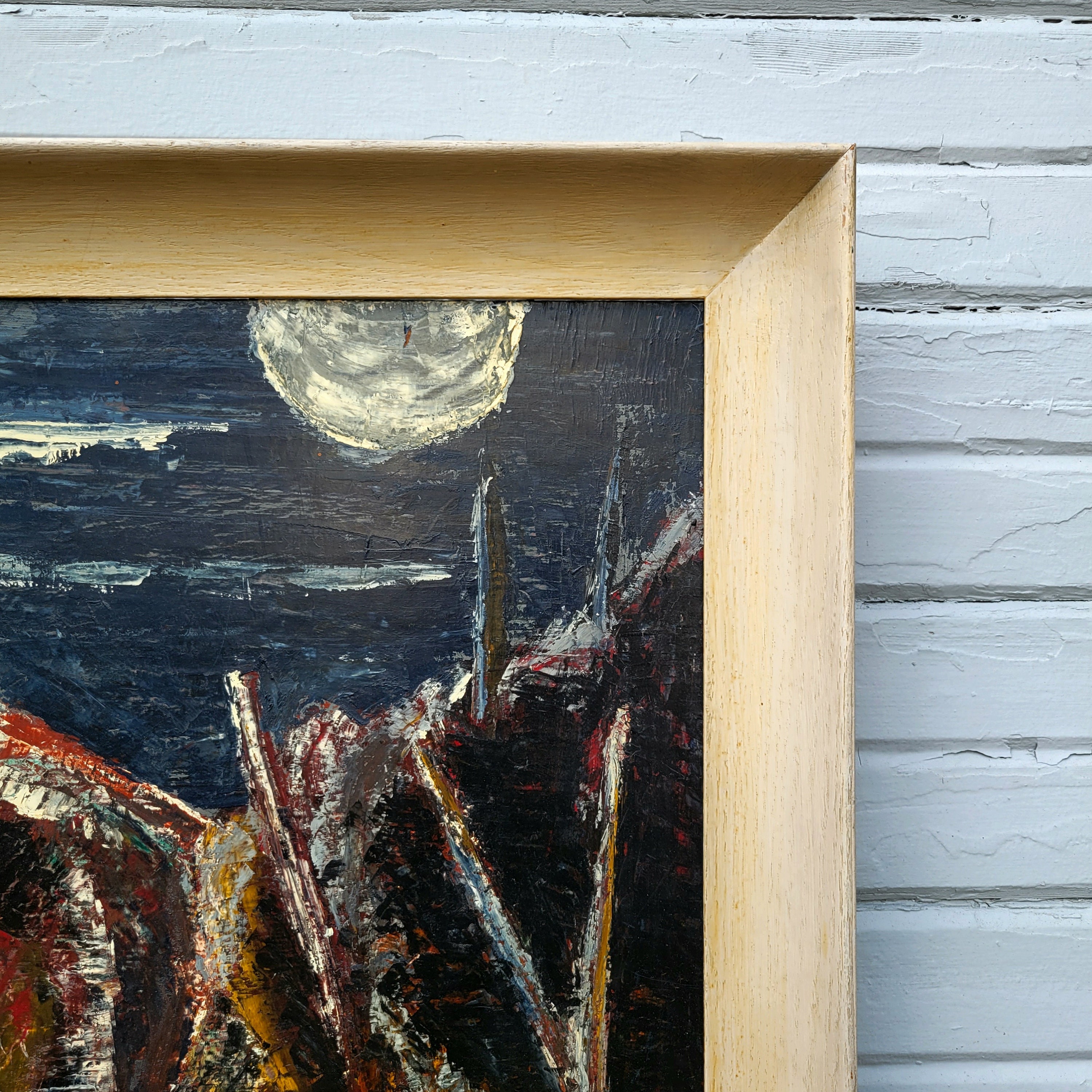 1950s Don Berry Abstract Expressionist Encaustic River Painting - Etsy