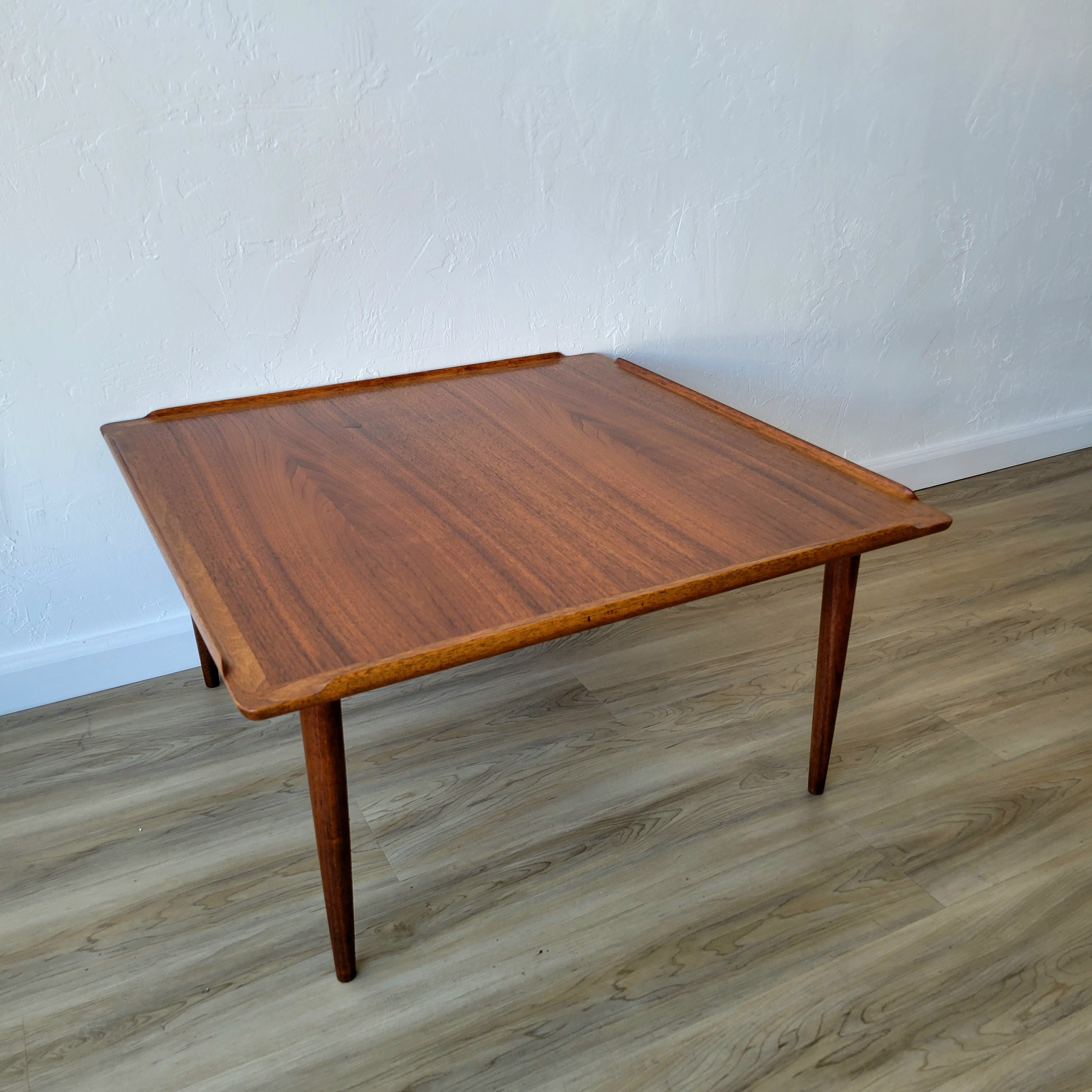 Poul Jensen for Selig Walnut Square Coffee Corner Table Etsy
