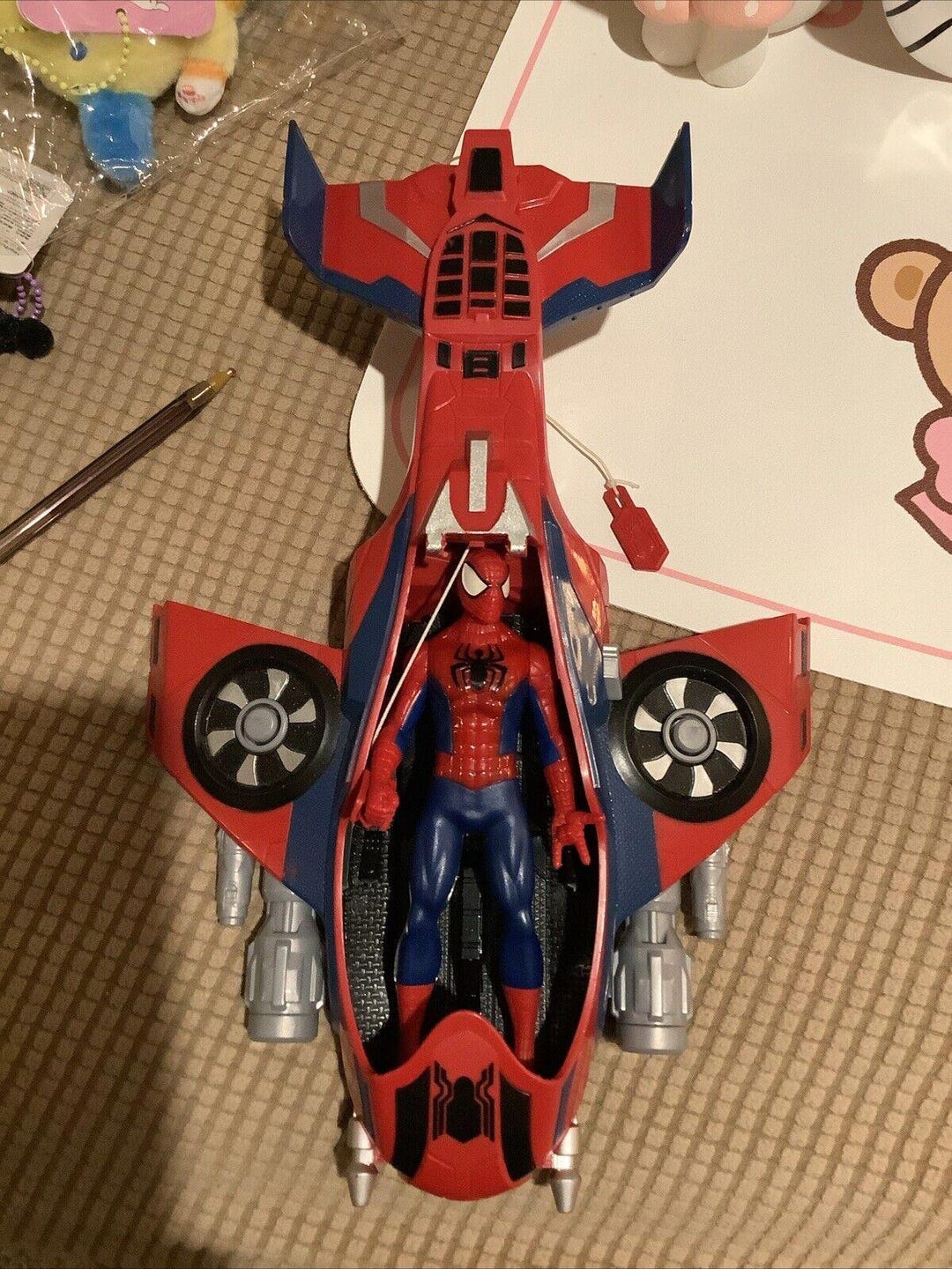 Marvel Spider-man Far From Home Spider Jet Plane Collectible Toy 2018 ...