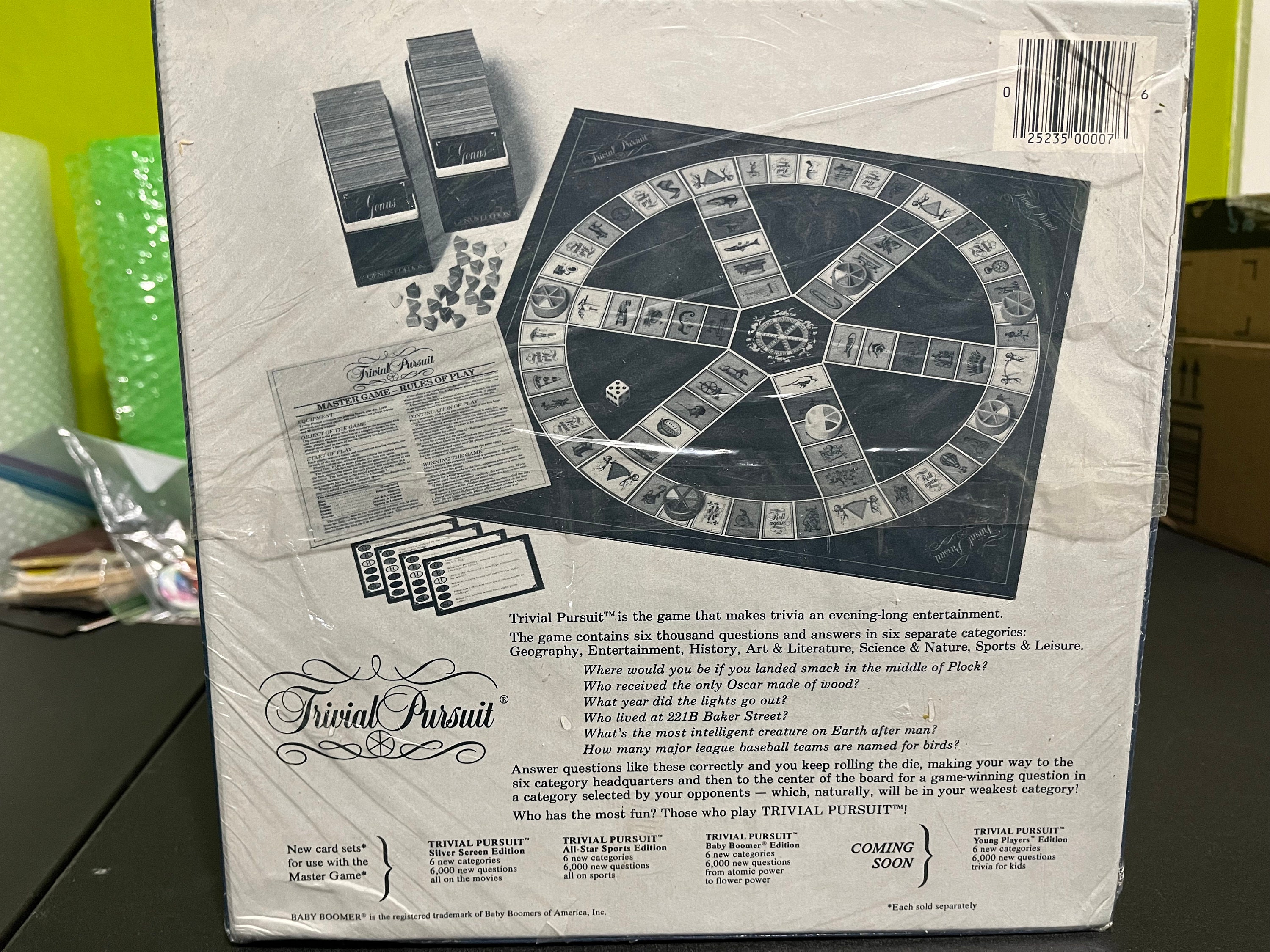 Sealed 1981 Trivia Pursuit Game - Etsy