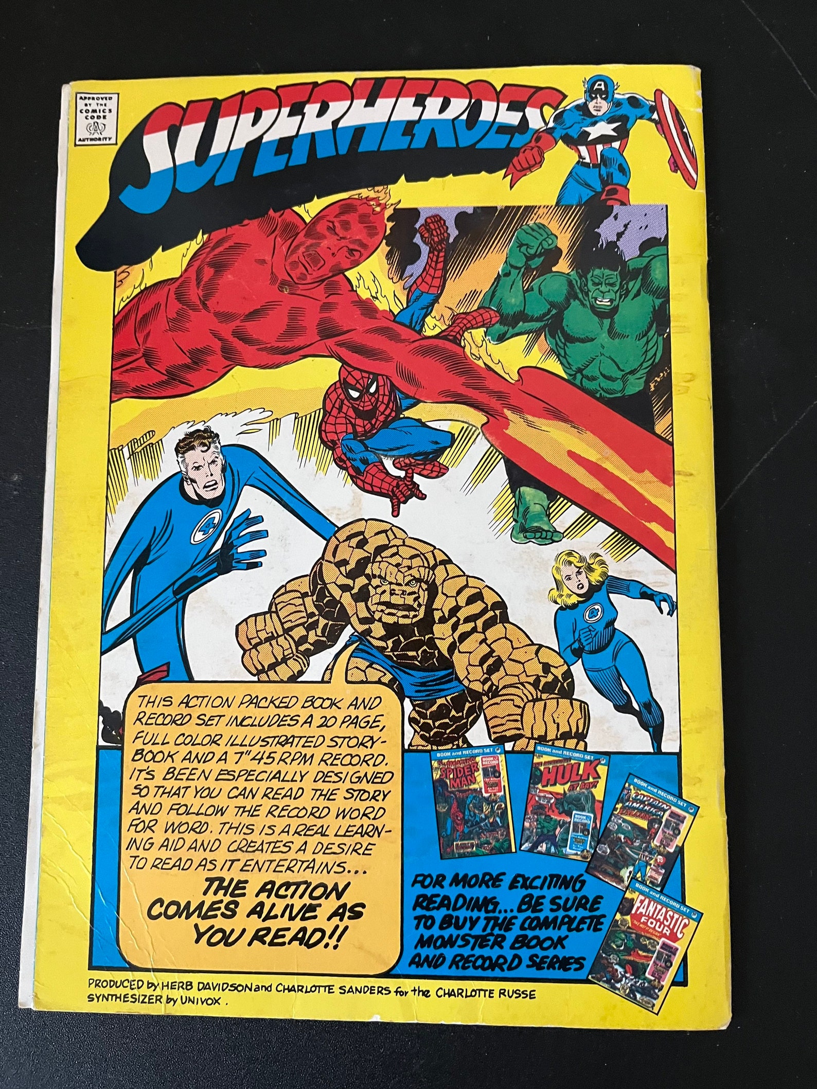 The Incredible Hulk at Bay! Book and Record Set - Etsy