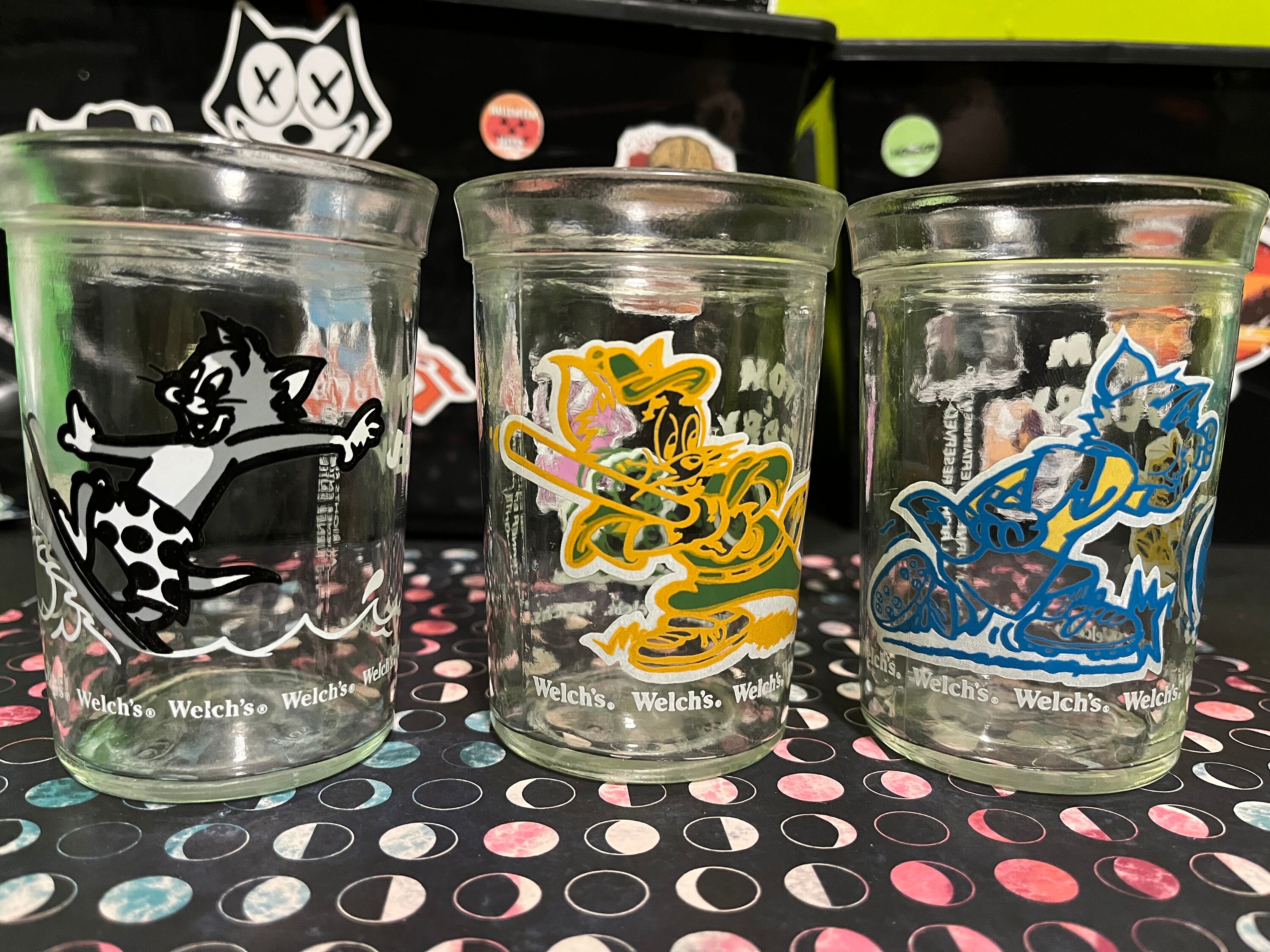 Tom and Jerry Jelly Glasses - Etsy