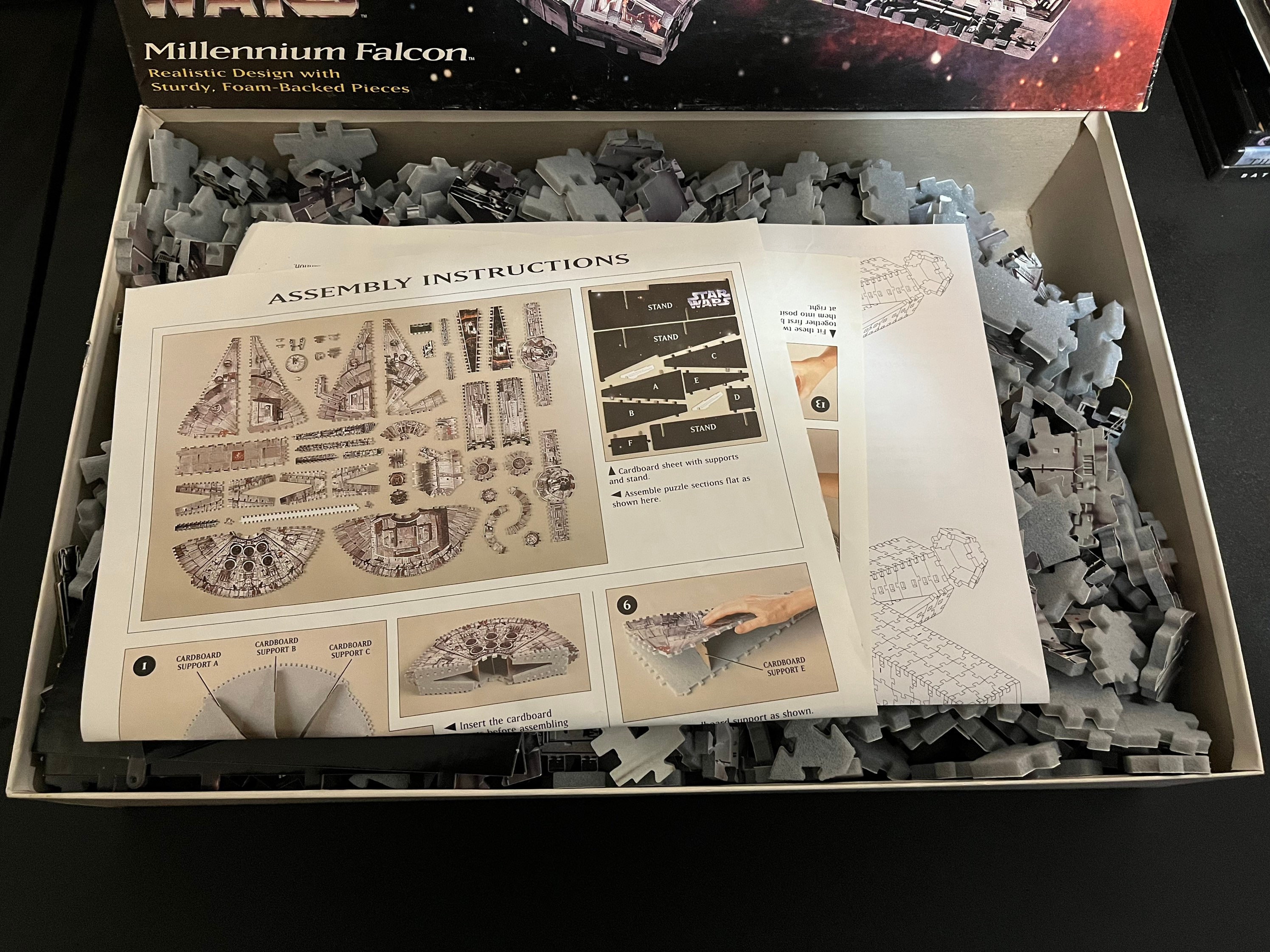 Star Wars Millennium Falcon 3D Puzzle - Etsy