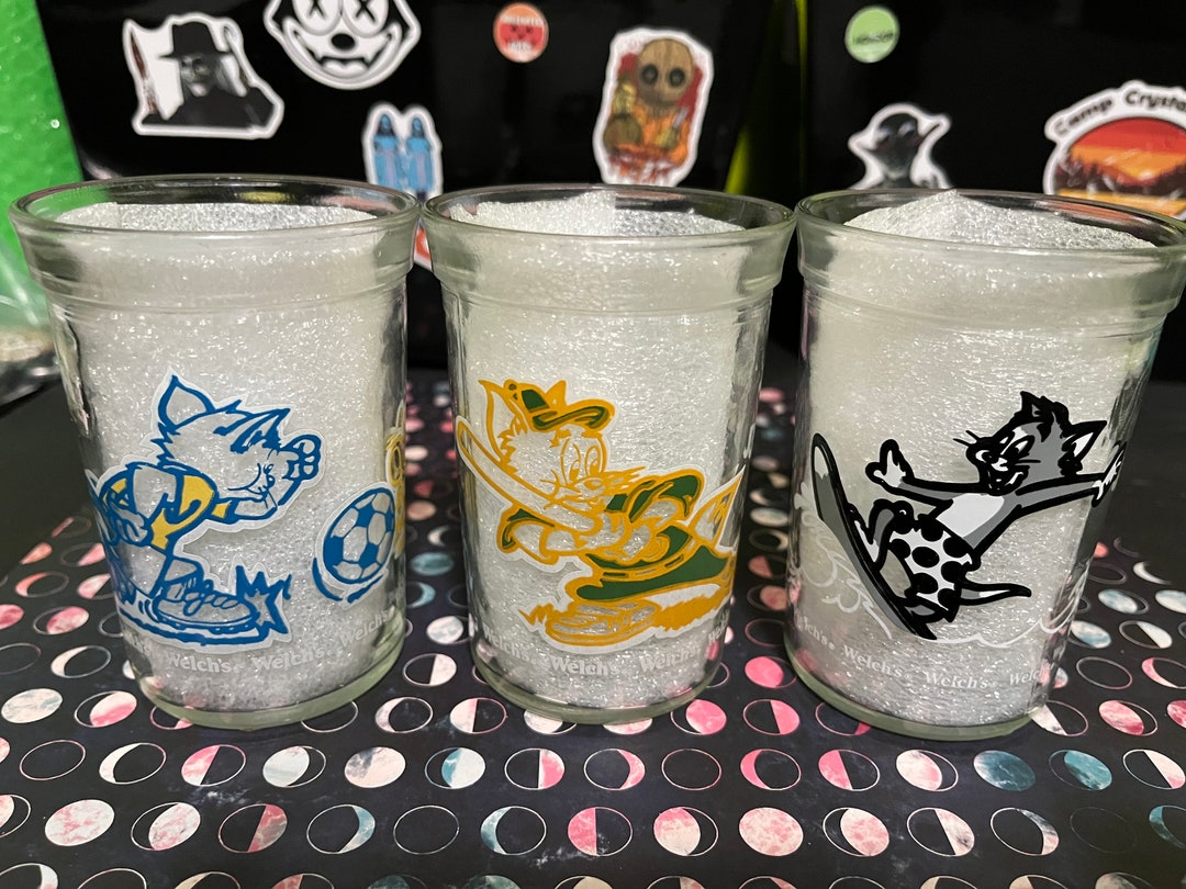 Tom and Jerry Jelly Glasses - Etsy