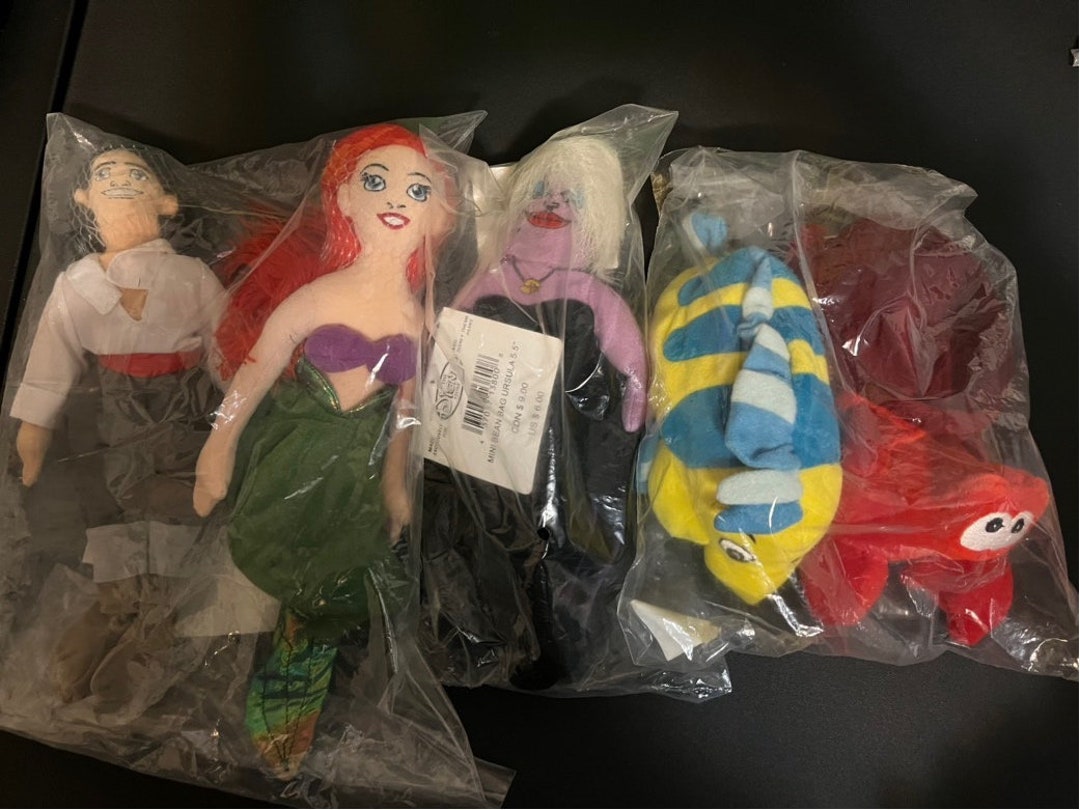 The Disney Store the Little Mermaid Set - Etsy