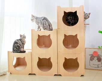 Cat Building Blocks - Etsy