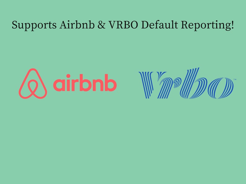 Airbnb & VRBO Income and Expense Tracker Spreadsheet | Excel and Google ...