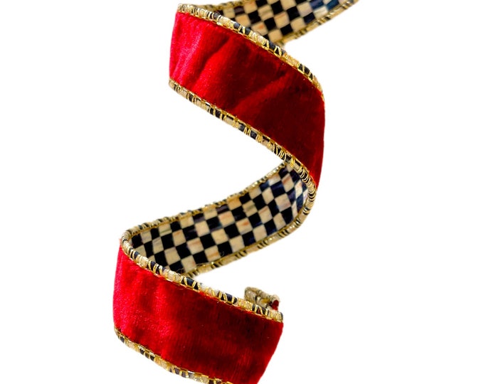 Authentic Mackenzie-childs Ribbon, Christmas Magic, Christmas Ribbon ...