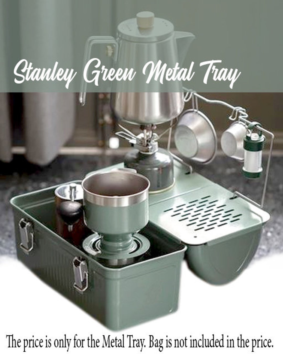 Stanley Lunch Box 10 Qt 9.4 Lt Green Metal Tray - Etsy UK
