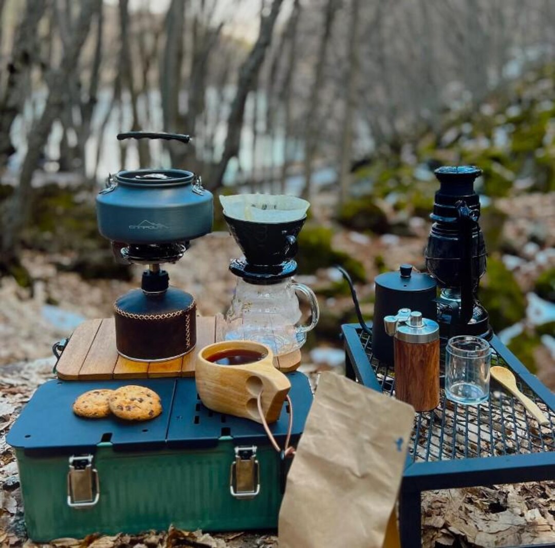 Outdoor Camp Can Be Carried in the Stanley Lunch Box. Camping Gas Cover ...