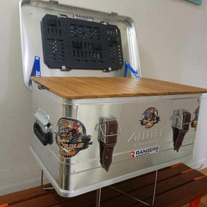 Organizer Set of Four High Quality Portable Camp Box, 48L Weatherproof ...