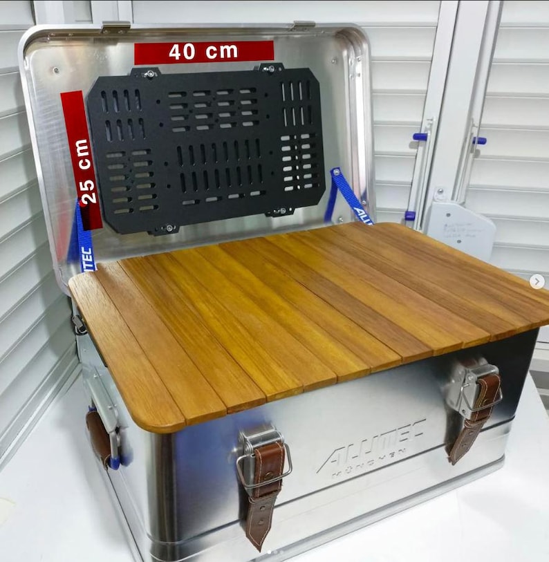 Alubox and Alutec Camping Box Bag Hanging Panel Camping Equipment ...