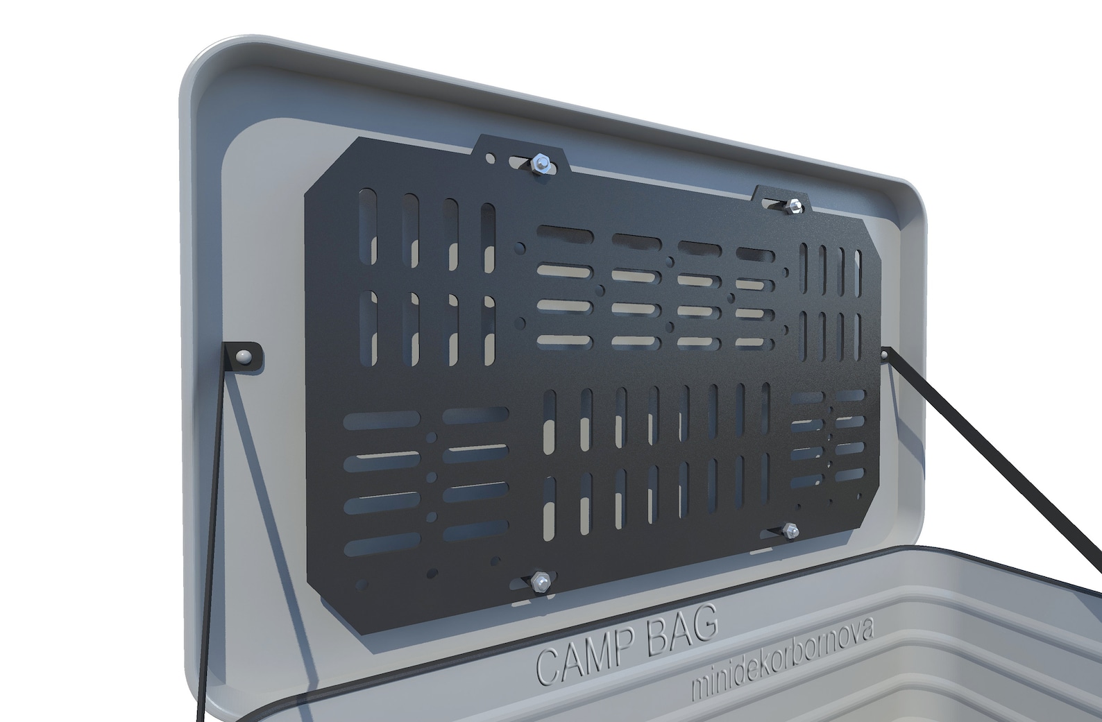 Alubox and Alutec Camping Box Bag Hanging Panel Camping Equipment ...