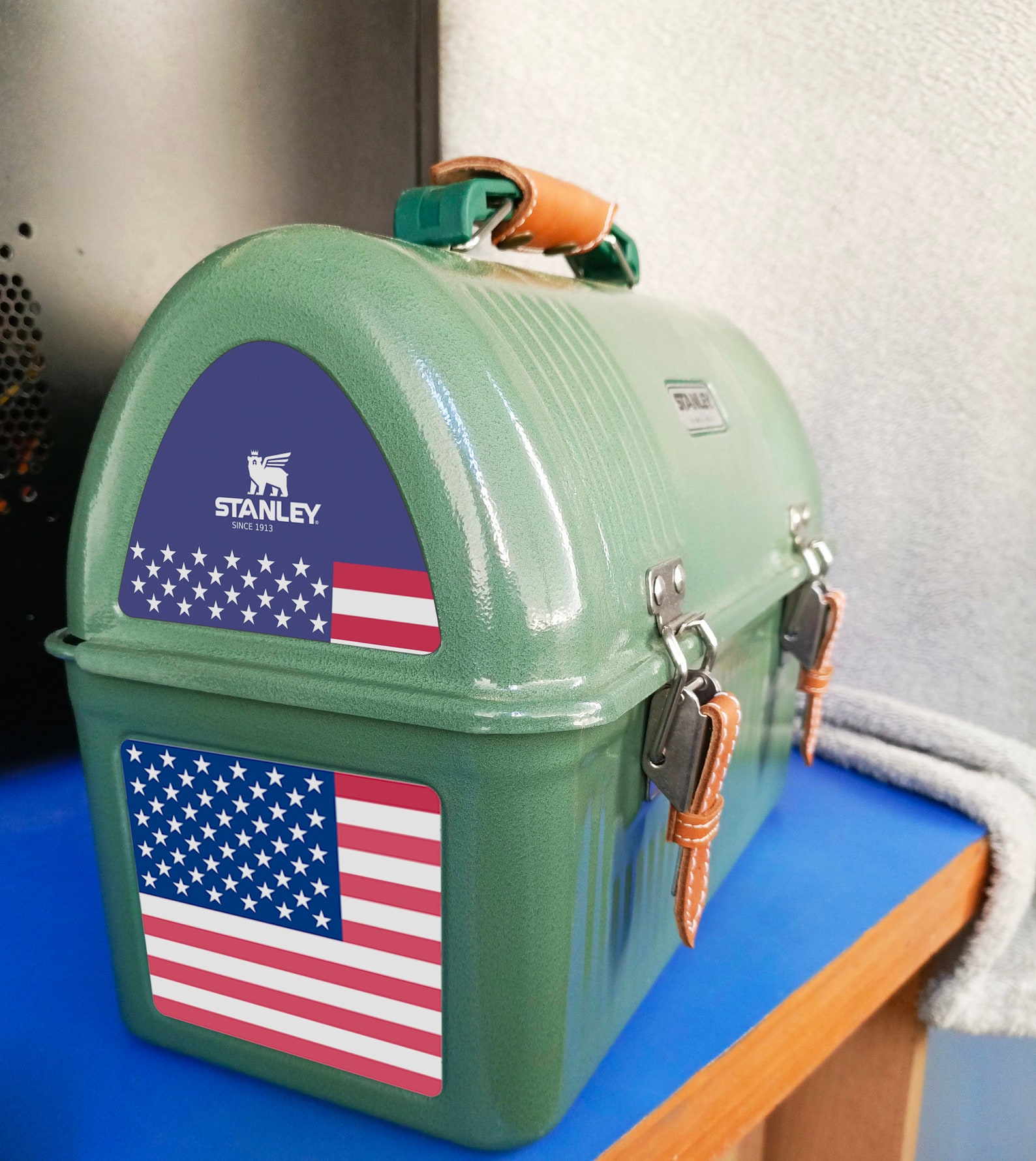 Stanley Lunch Box 10 Qt 9.4 Lt America Flag Label - Etsy