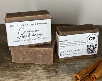 Sweet Orange & Cinnamon Organic Soap. All Natural SLS Free. - Etsy
