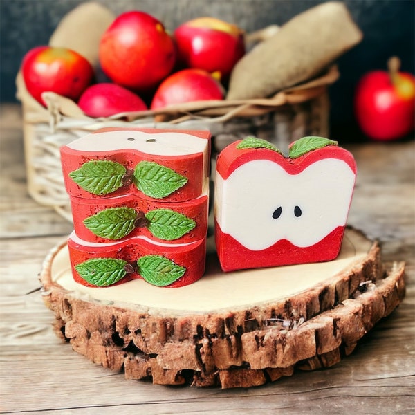 Apple Soap - Etsy