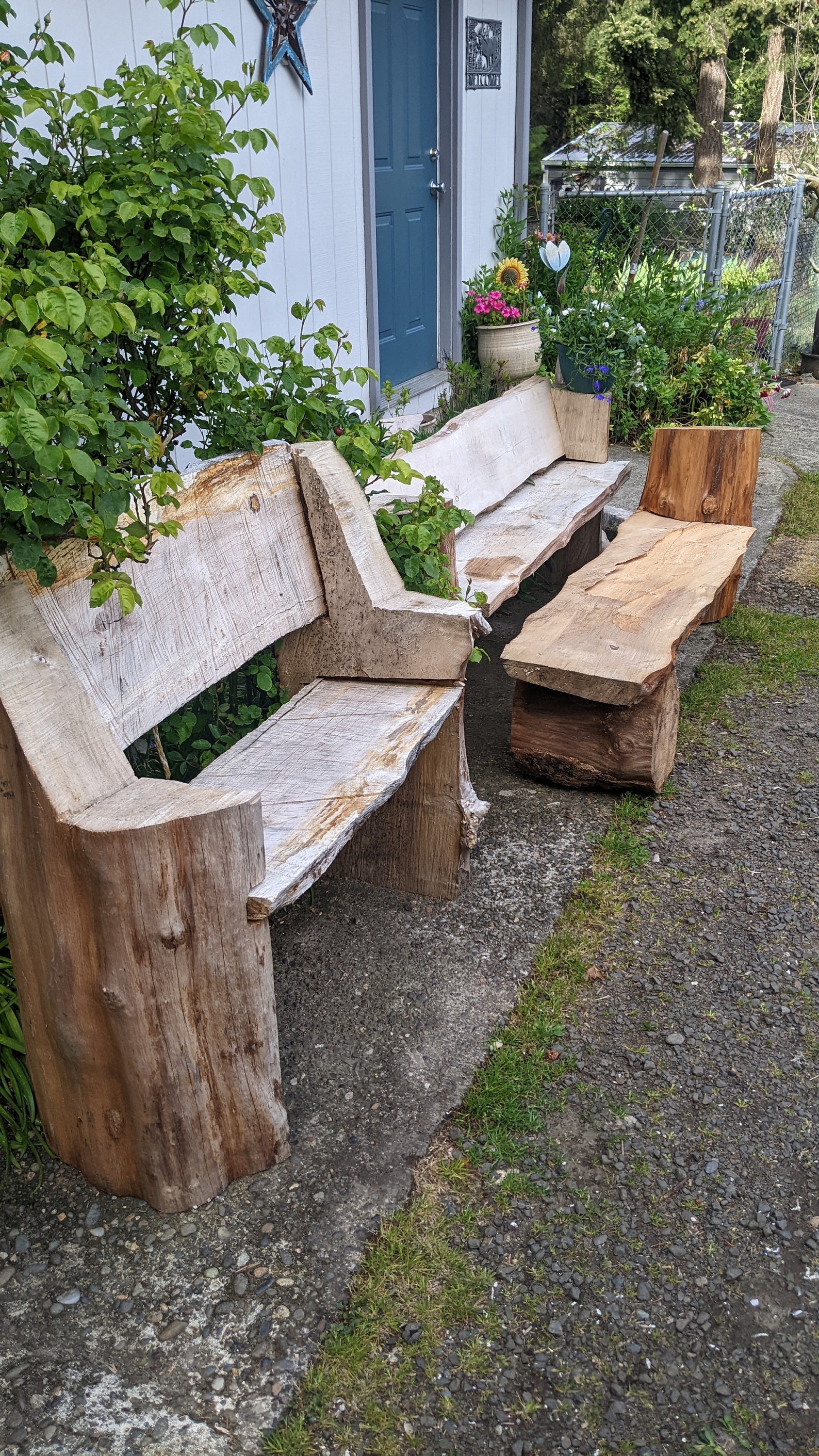 Live Edge Outdoor Bench/furniture - Etsy