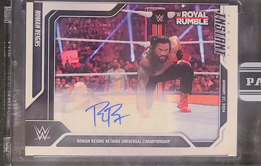 2024 Panini Instant 47 Roman Reigns Auto 1/1 - Etsy