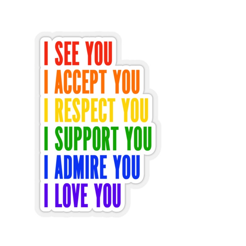 Pride Ally Support Sticker - Etsy