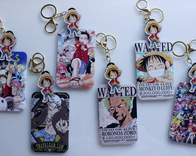 One Piece Anime Id Card Holder / Anime Card Holder - Etsy
