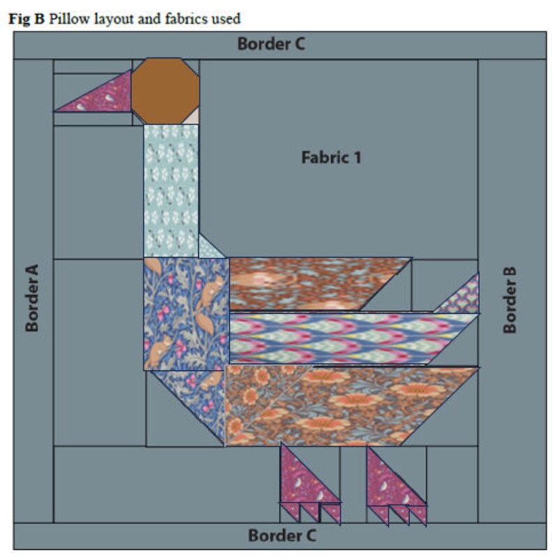 Tilda Pillow Tildas World Swimming Goose Pillow Pattern Instructions ...