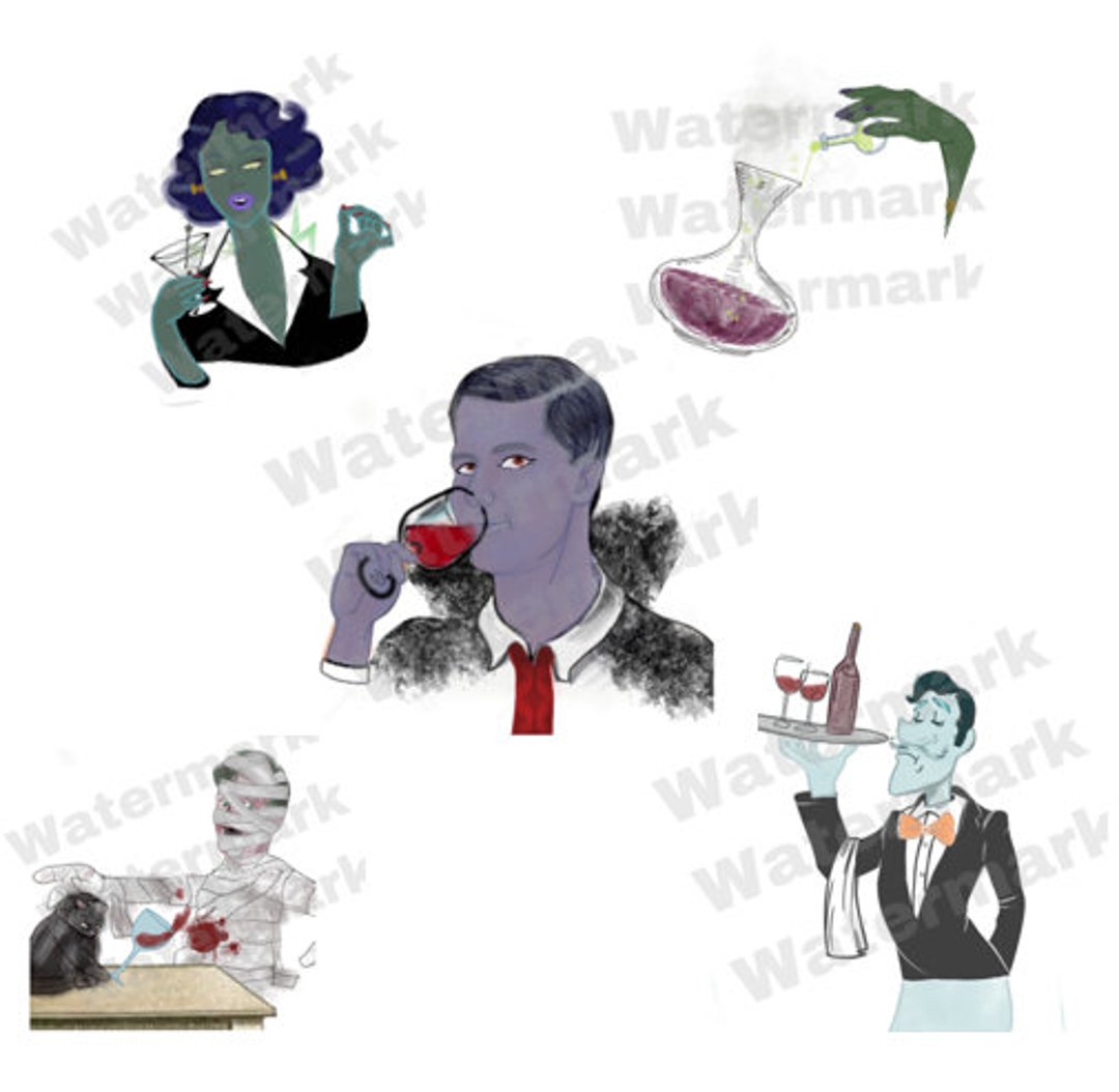 Transylvania Sommelier Digital Download Pack/ Vampire Whino/ Mrs ...