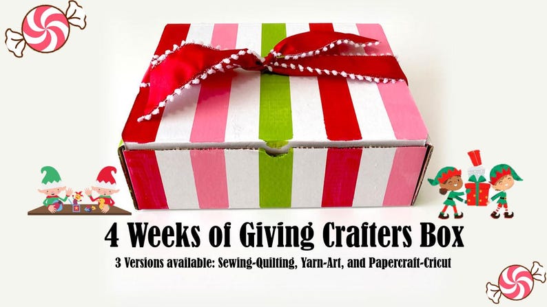 Quilters Advent, 4 Weeks of Giving Advent Box for Sewers, Knitter ...