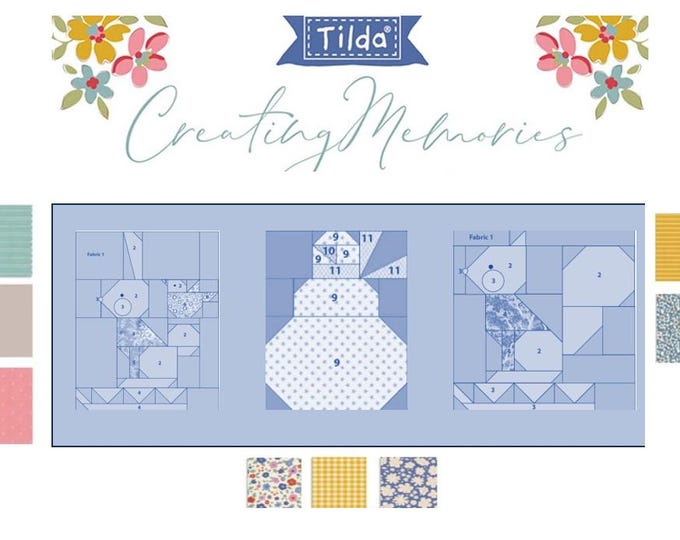Tilda Pillow Farmhouse Pillow Pattern Instructions Sophie Basic and ...
