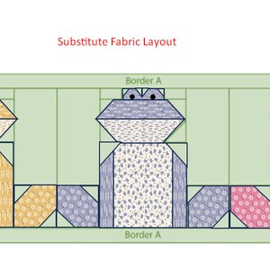 Tildas World Puddle Frog Bench Pillow With Substituted Fabrics-meadow Basic and Sophie Basic ...