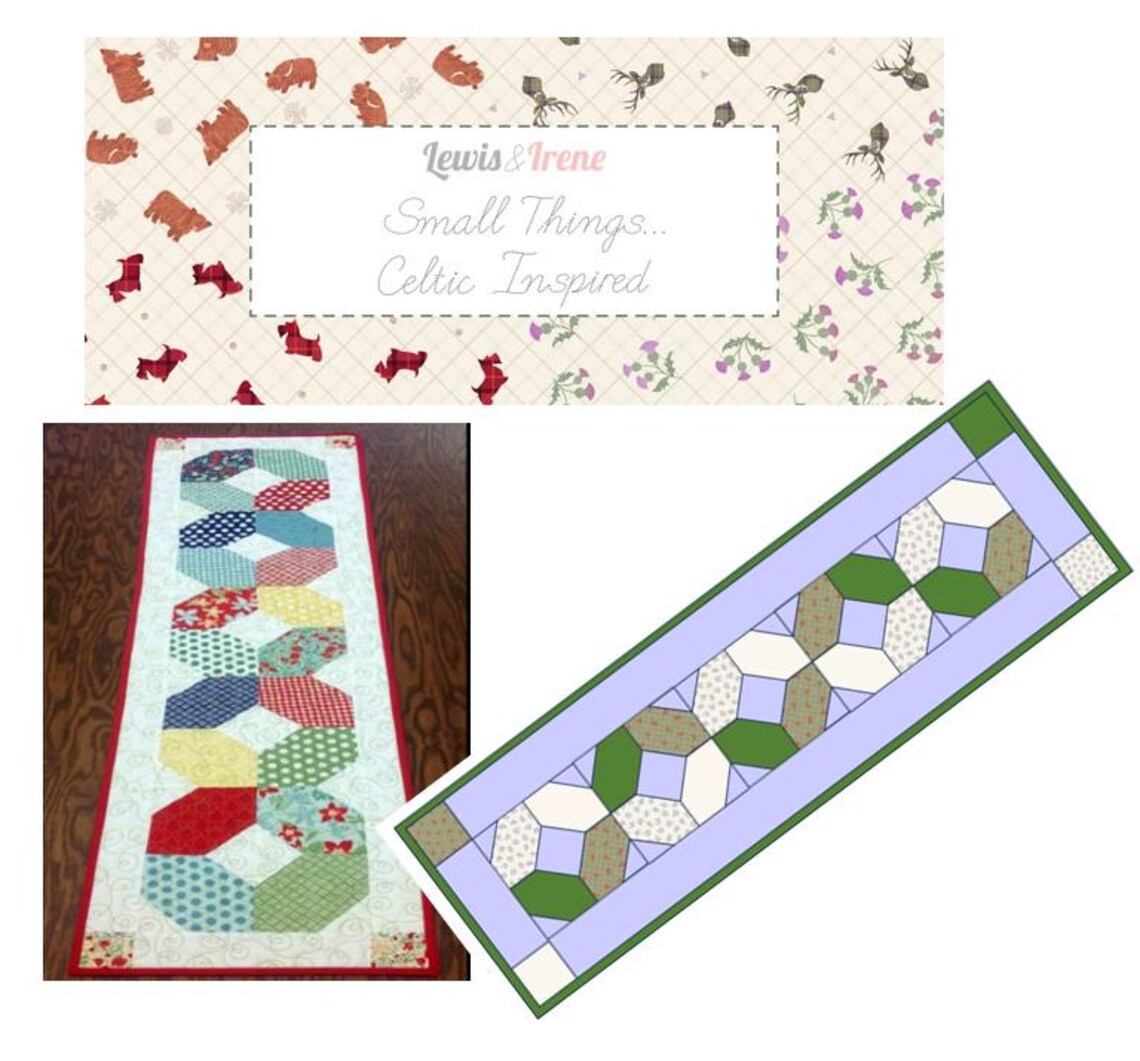 Lewis & Irene Little Small Things Celtic Braid Table Runner Kit - Etsy