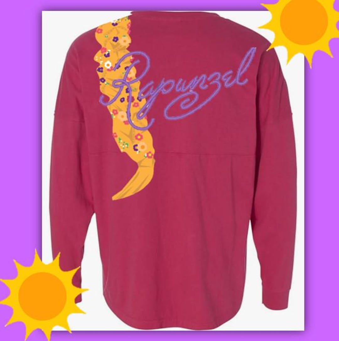 Disney Princess Inspired Spirit Jersey Rapunzel Version - Etsy