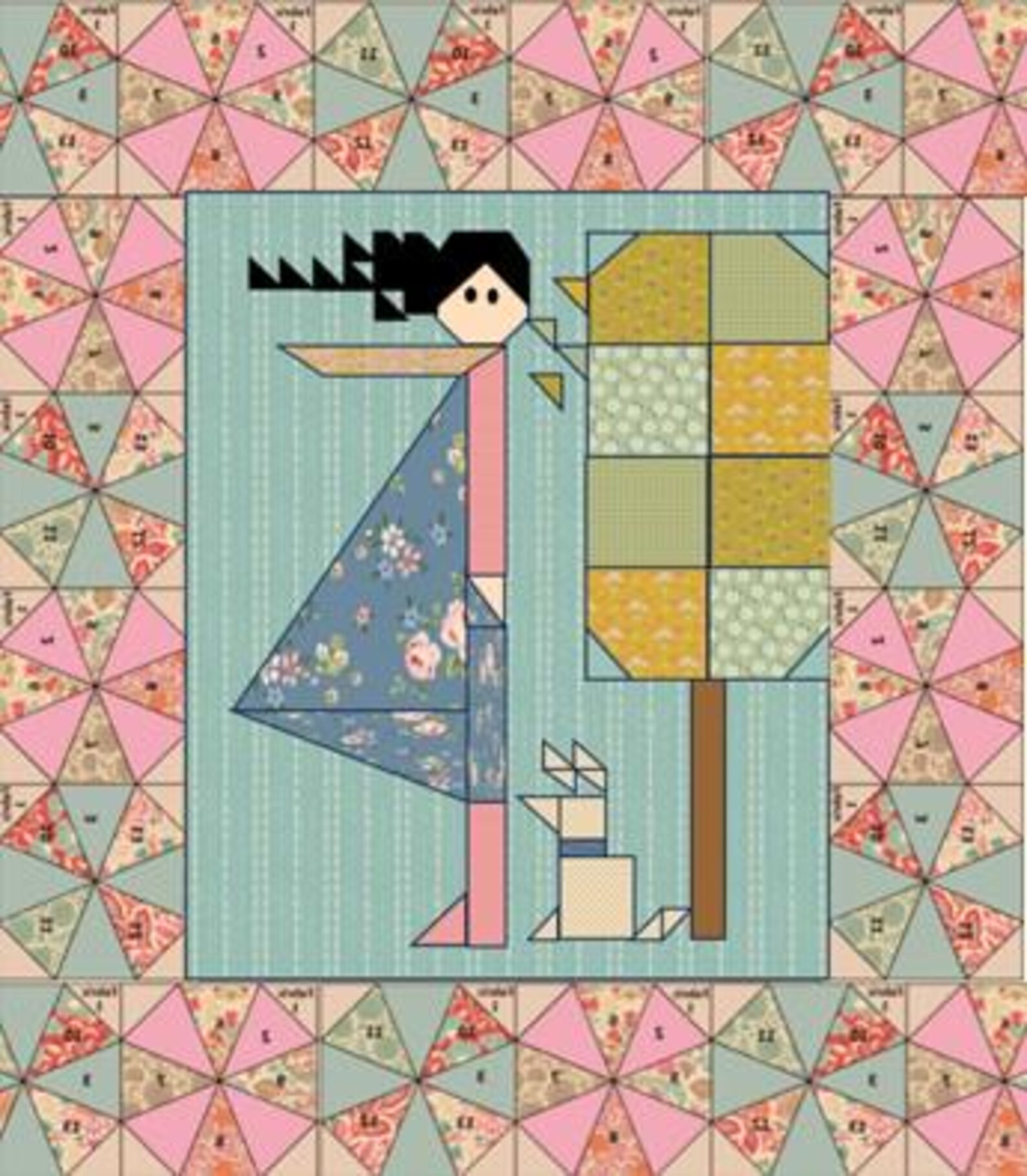 Tilda Quilt Kit Tildas World Windy Day and Kaleidoscope Wall Decor ...