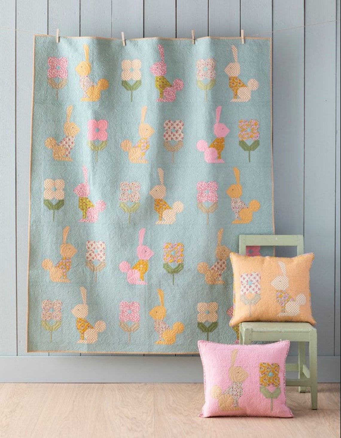 Tilda Quilt Kit, Creating Memories Spring Hare Quilt - Etsy