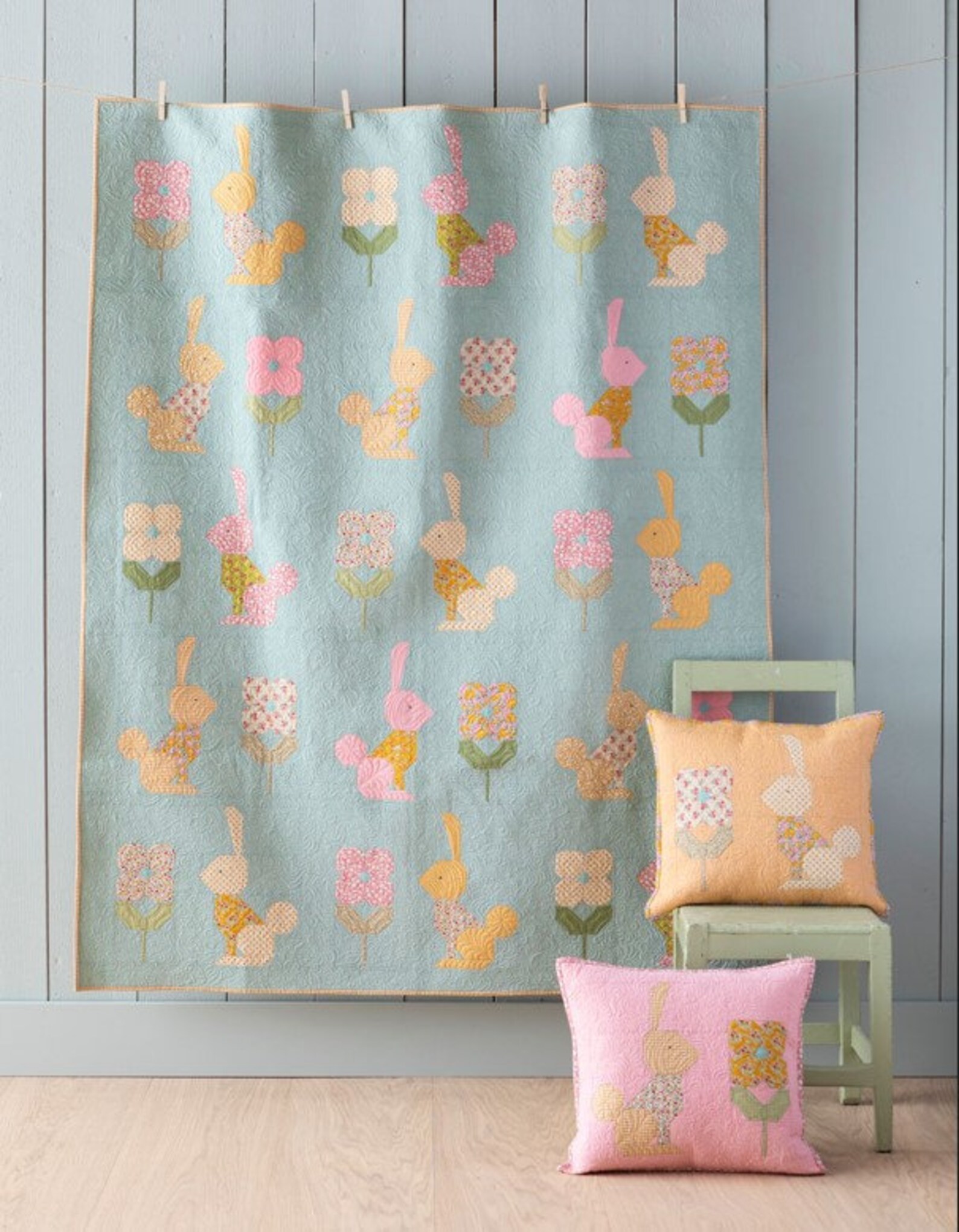 Tilda Quilt Kit, Creating Memories Spring Hare Quilt - Etsy