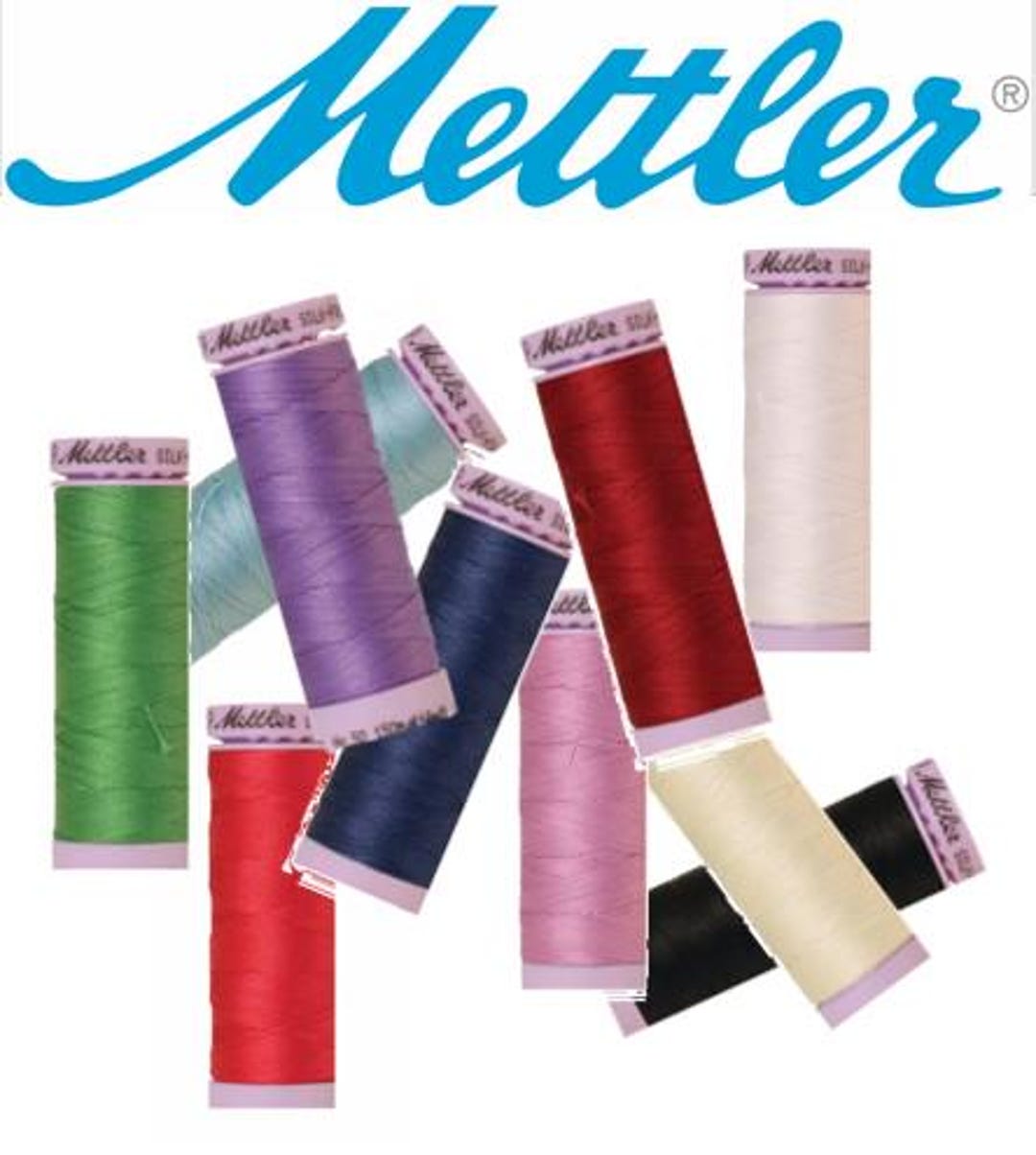 Mettler Silk-finish 50 WT Solid Cotton Thread - Etsy