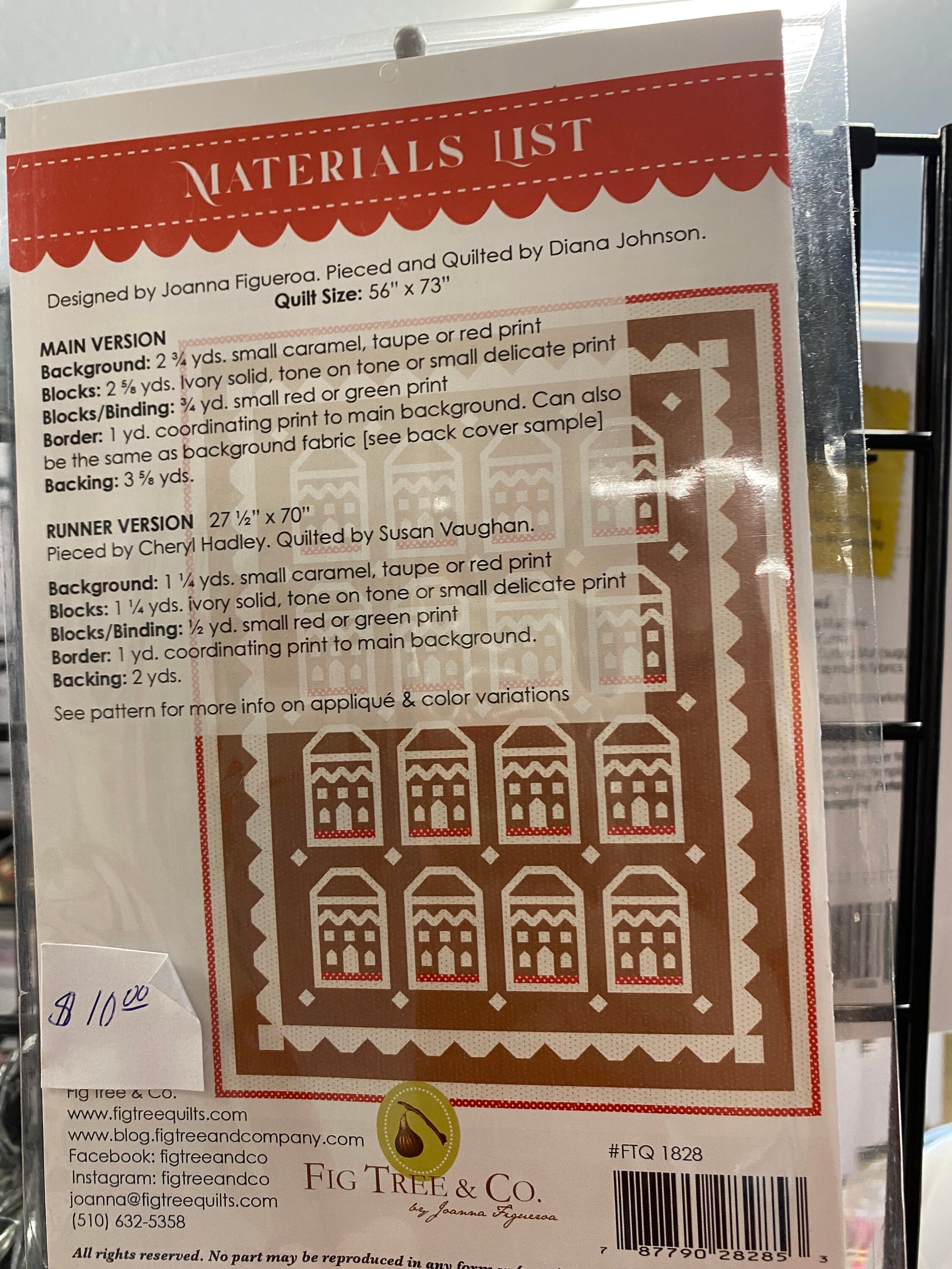 Gingerbread Theme Quilt Patterns, Gingerbread, Christmas Cottage - Etsy