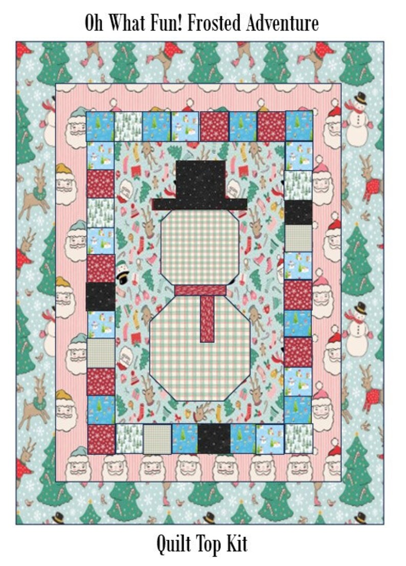 Oh What Fun! Frosted Adventure Quilt Top and Table Runner Sets - Etsy