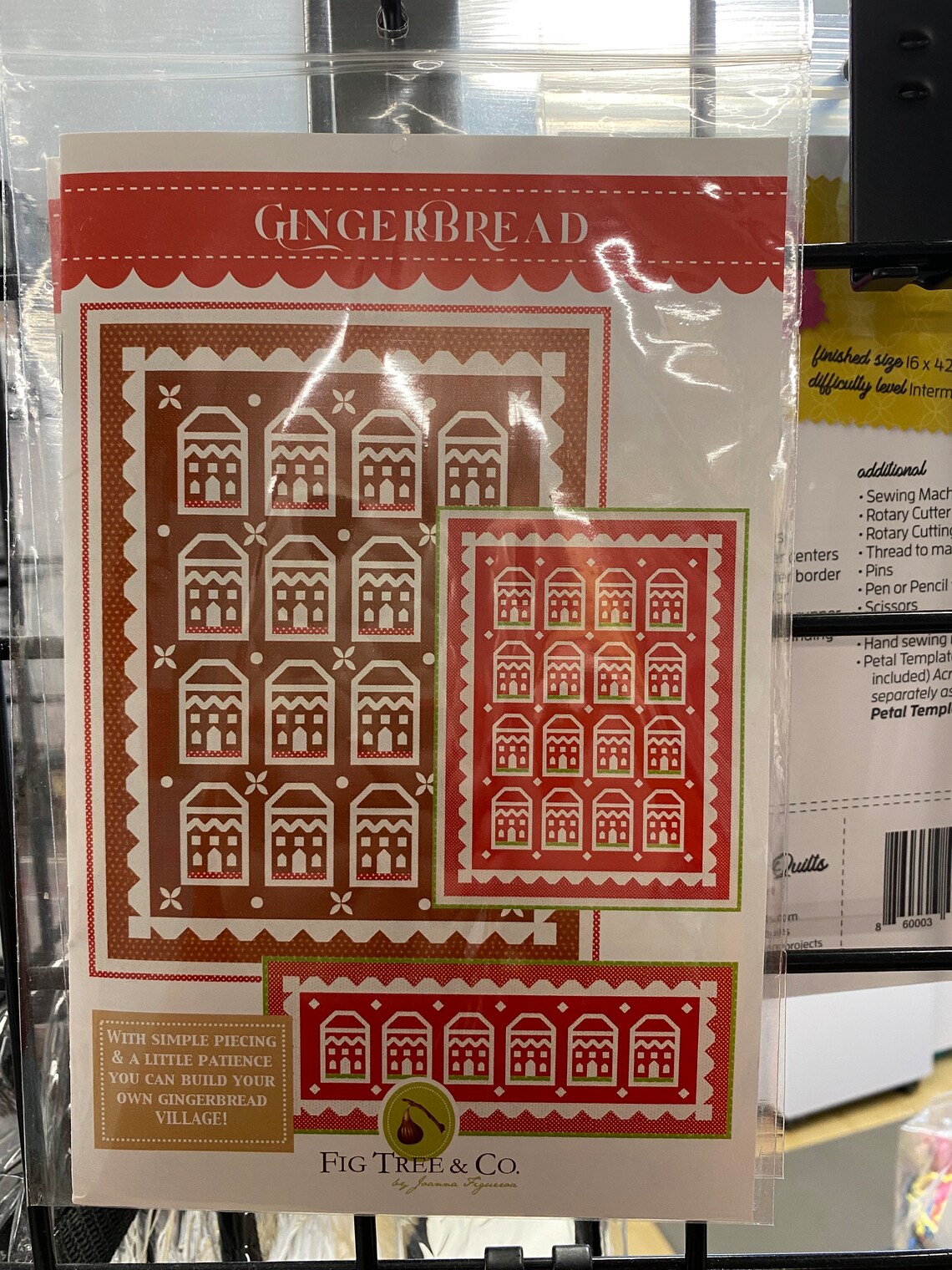 Gingerbread Theme Quilt Patterns, Gingerbread, Christmas Cottage - Etsy