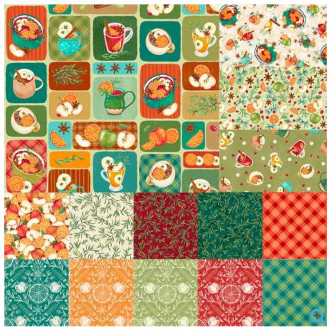 Hot Cider Collection Fabrics by PB Textiles, Fall Fabric Collection ...